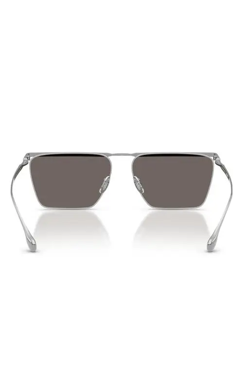 Oliver Spencer Jil Sander Edition 2 Sunglasses - Silver/soft Silver Mirror