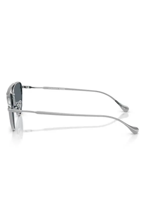 Oliver Spencer Jil Sander Edition 1 Cat Eye Sunglasses - Silver/blue