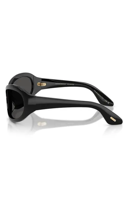 Oliver Spencer 64mm Khaite Oval Sunglasses