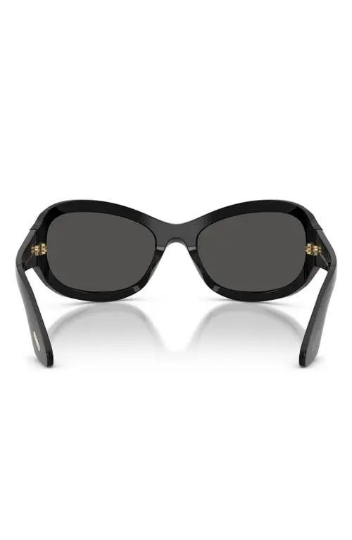 Oliver Spencer 64mm Khaite Oval Sunglasses