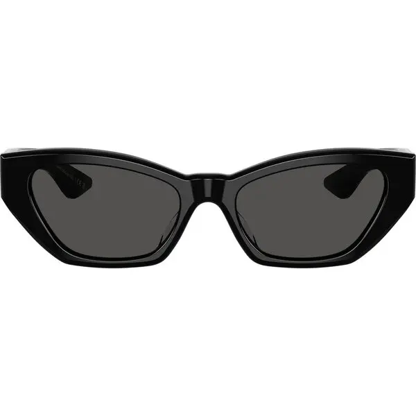 Oliver Spencer Cat Eye Sunglasses - Black/grey