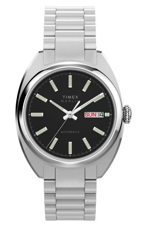 Timex® Timex Marlin Automatic Bracelet Watch - Stainless Steel