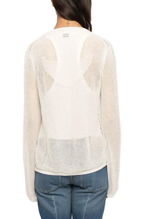 Zadig&Voltaire Mandala Angel Wings Logo Sweater - Vanille