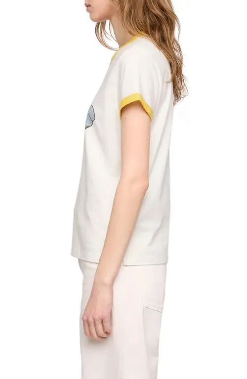 Zadig&Voltaire Logo Graphic Ringer Tee