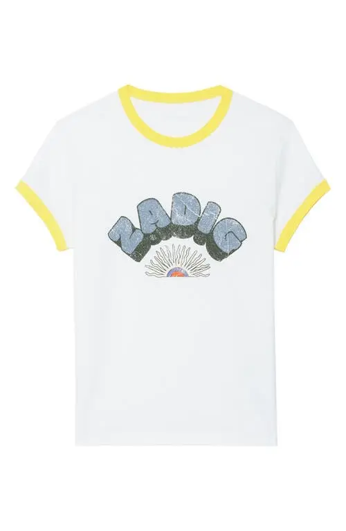 Zadig&Voltaire Logo Graphic Ringer Tee