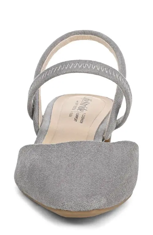 LIFESTRIDE Lainey Slingback Pump - Ultimate Grey