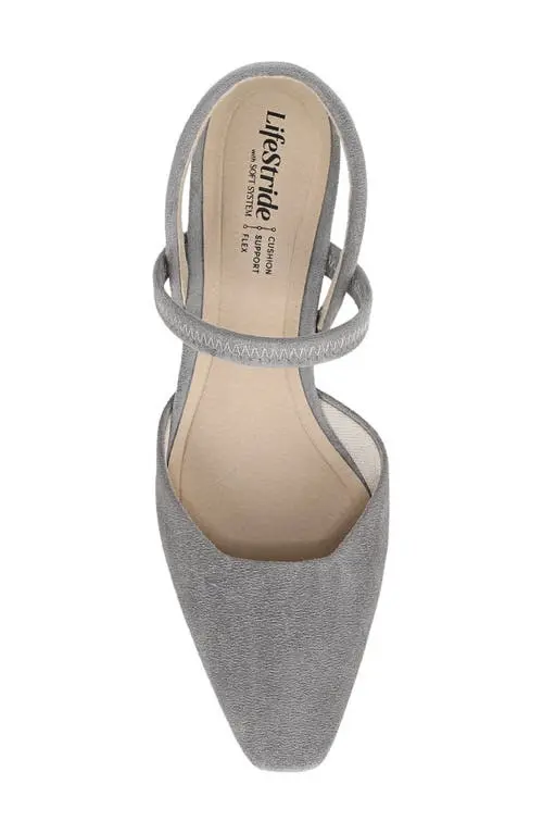 LIFESTRIDE Lainey Slingback Pump - Ultimate Grey