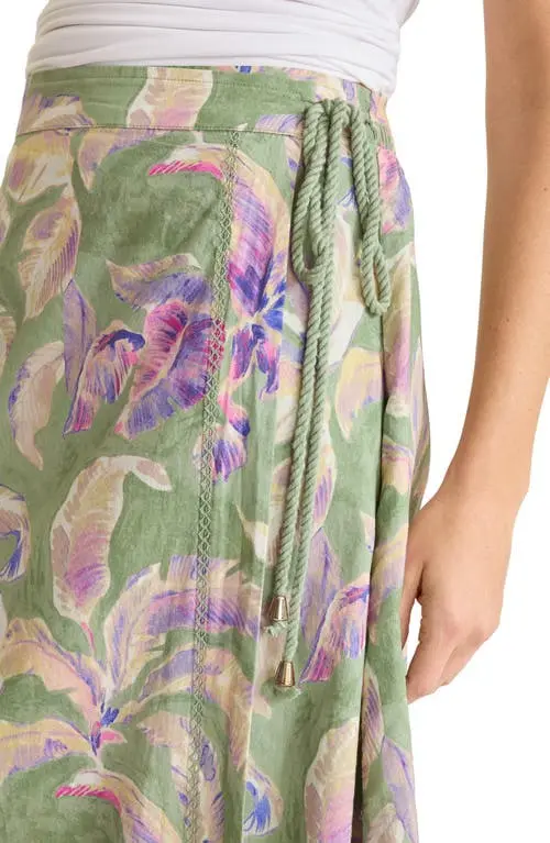 Tommy Bahama Floral Print Maxi Wrap Skirt