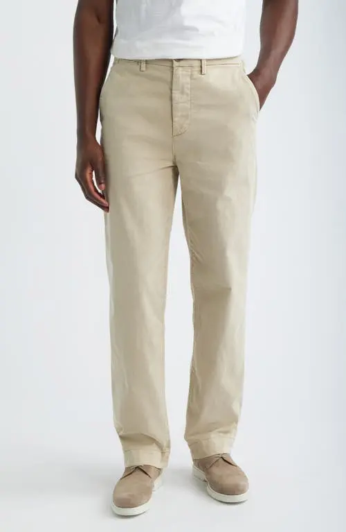 Ag Archie Relaxed Straight Leg Stretch Sateen Pants - 5 Years Sulfur Dune Khaki