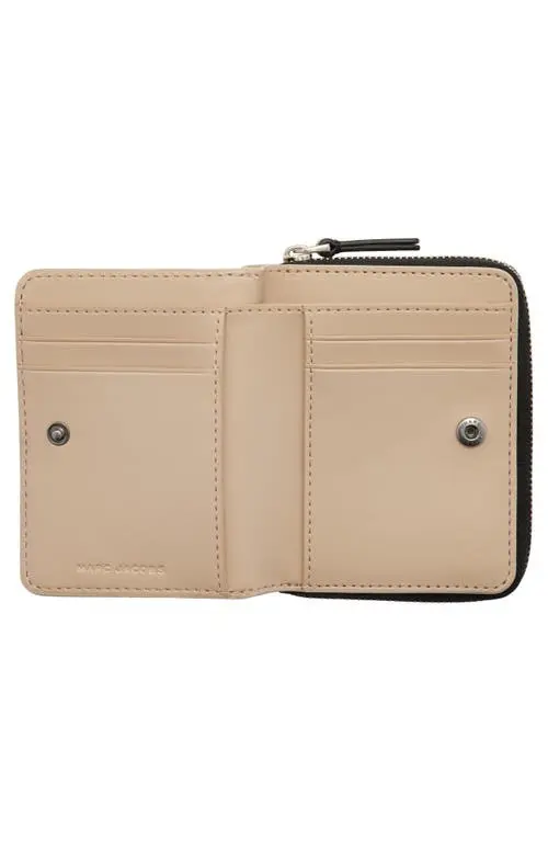 Marc Jacobs The Mini Compact Wallet - Cloud White Multi