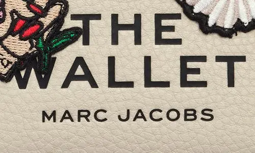 Marc Jacobs The Mini Compact Wallet - Cloud White Multi