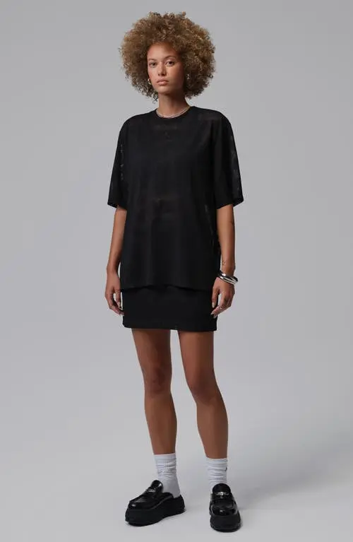 JORDAN Flight Open Stitch Knit Skort