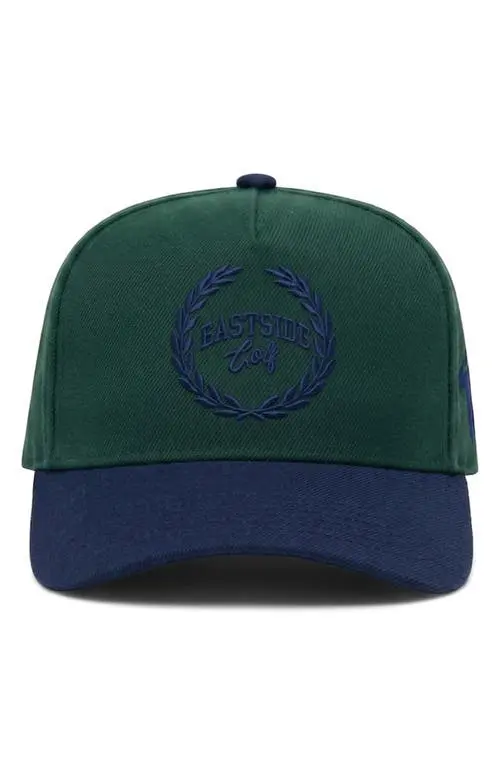 EASTSIDE GOLF Statement Snapback Ball Cap - Verde/navy