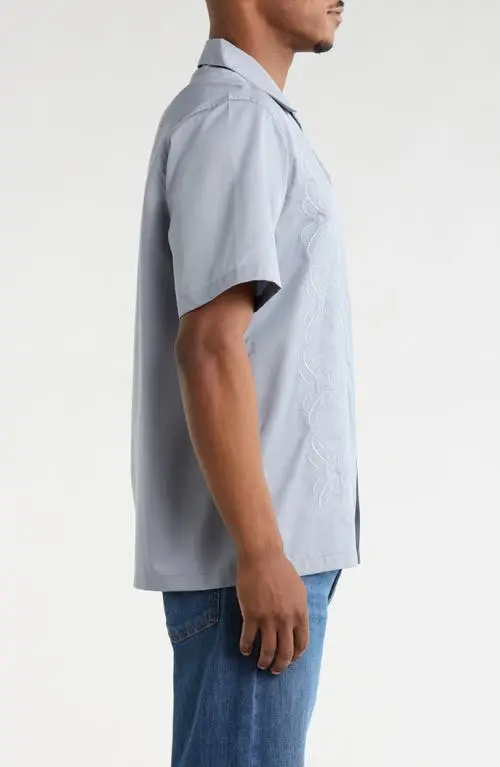 Carhartt Work In Progress Signet Embroidered Camp Shirt