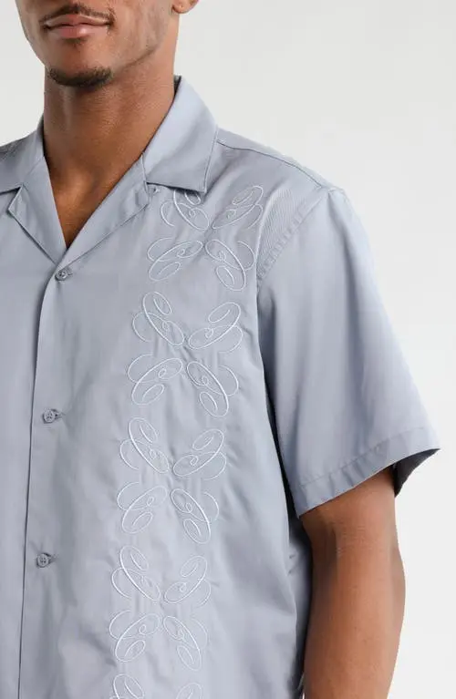 Carhartt Work In Progress Signet Embroidered Camp Shirt