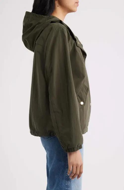Brooklyn Industries Hooded Jacket With Snap Closure