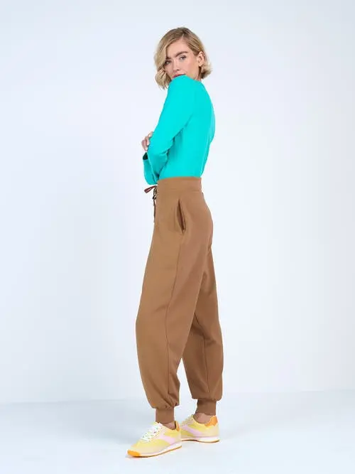 KETTLEWELL Soft Sweat Cuffed Hem Jogger - Coffee