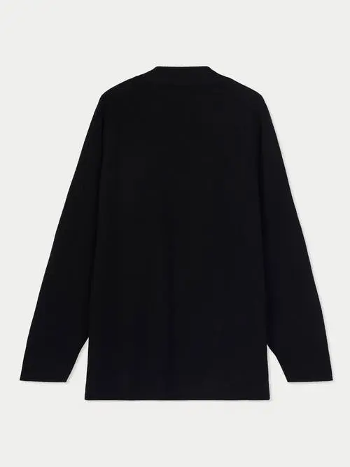 Gobi Cashmere Open-front Cardigan With Batwing Sleeves
