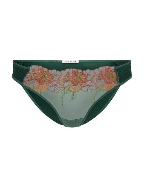 ADORE ME Carolyn Brazilian Panties - Dark Green