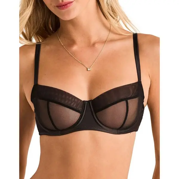 ADORE ME Brittani Unlined Balconette Bra - Black