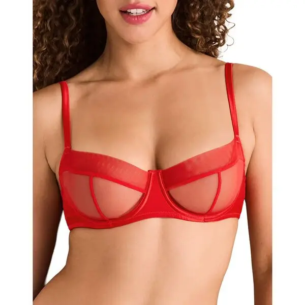ADORE ME Brittani Unlined Balconette Bra - Dark Orange
