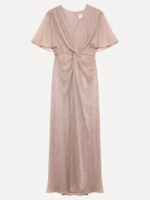 PHASE EIGHT Dorinda Maxi Dress With Twist Front And Flutter Sleeves