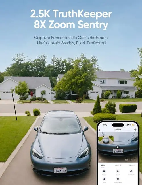 CINMOORE 4g Cellular Pan & Tilt Camera With Solar Panel