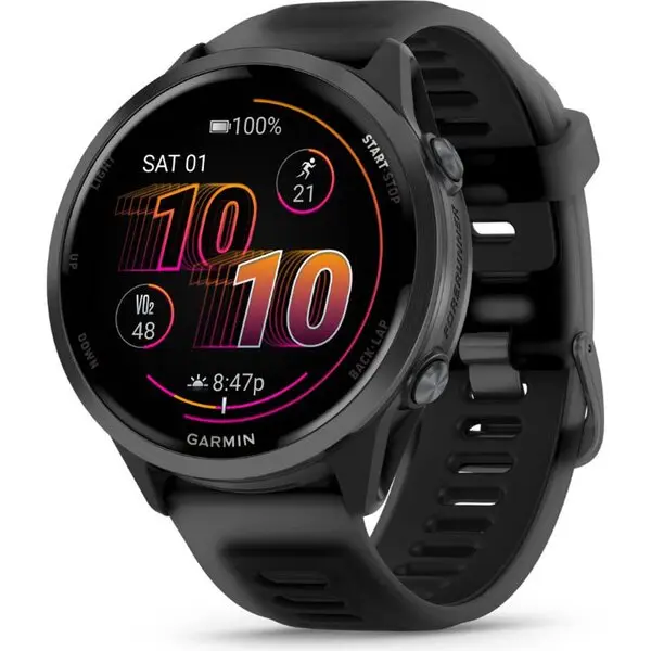 GARMIN Forerunner Smartwatch - Translucent Black/black