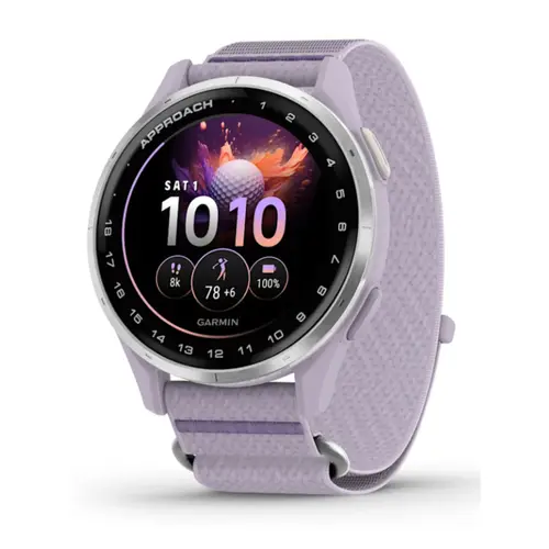 GARMIN Approach J1 Aluminum Bezel With Comfortfit Fabric Band - Lilac
