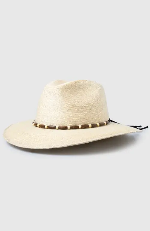 MANELA Willow Handwoven Straw Sun Hat - Natural/brown