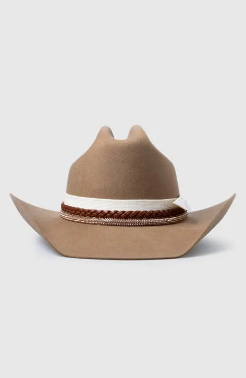 MANELA Canyon Belle Premier Wool Felt Cowboy Hat