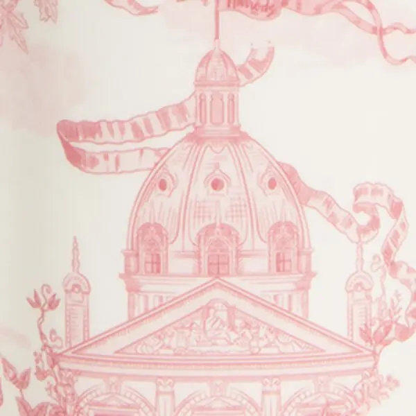 Harrods Bone China Toile Tea Caddy