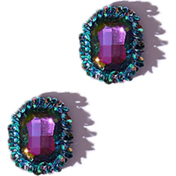 SIMITRI Iguana Earrings - Purple