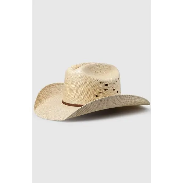 MANELA Mirage Bangora Cowboy Hat - Ochre