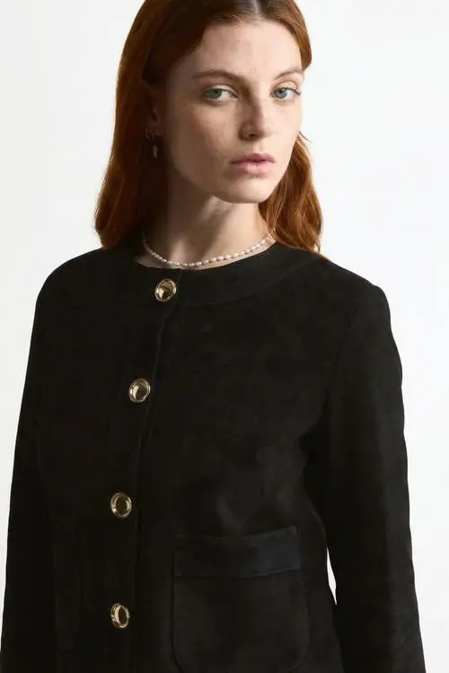 FURNIQ UK Margot Suede Jacket