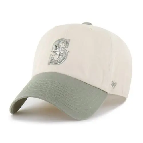 '47 47 Seattle Mariners Two-tone Fashion Clean Up Baseball Cap - Natural