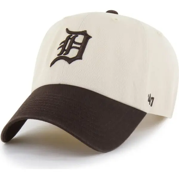 '47 47 Detroit Tigers Two-tone Baseball Cap - Natural