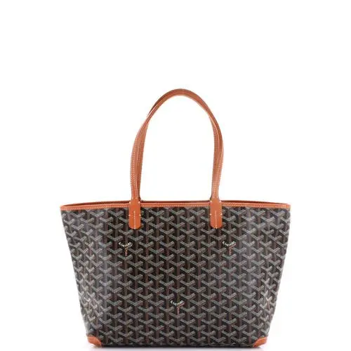 Goyard Artois Tote Printed Coated Canvas Pm - Brown
