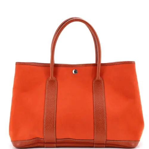 Hermès Garden Party Tote Toile And Leather 36