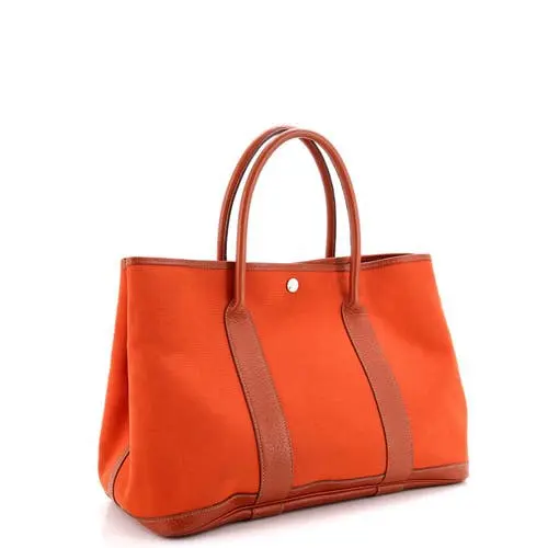 Hermès Garden Party Tote Toile And Leather 36