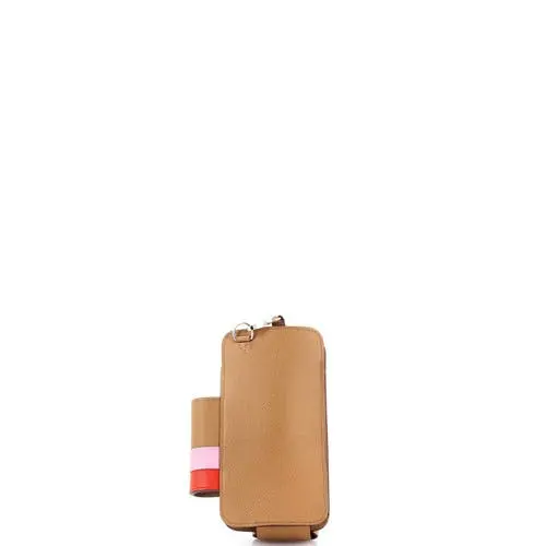 Hermès Hermesway Phone Case Crossbody Bag Epsom - Brown