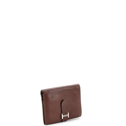 Hermès Bearn Wallet Tadelakt Compact - Brown