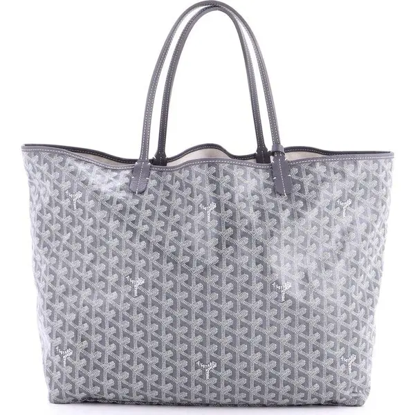 Goyard Saint Louis Tote Coated Canvas Gm - Grey