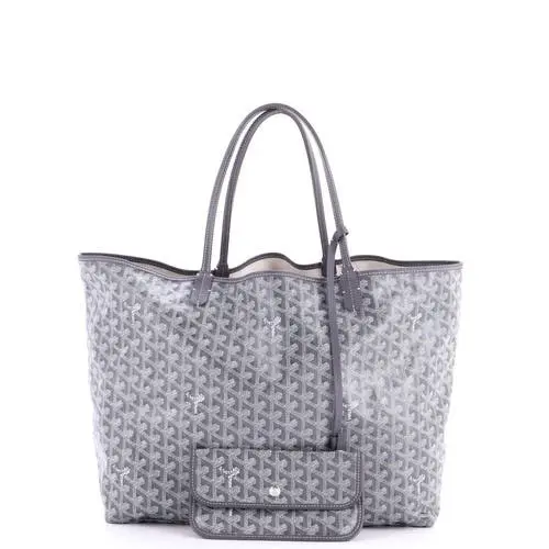 Goyard Saint Louis Tote Coated Canvas Gm - Grey
