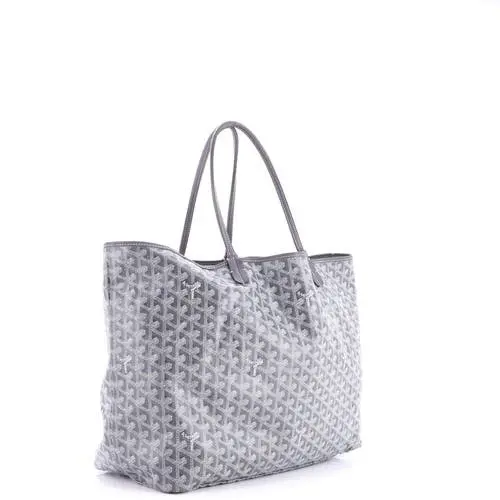 Goyard Saint Louis Tote Coated Canvas Gm - Grey