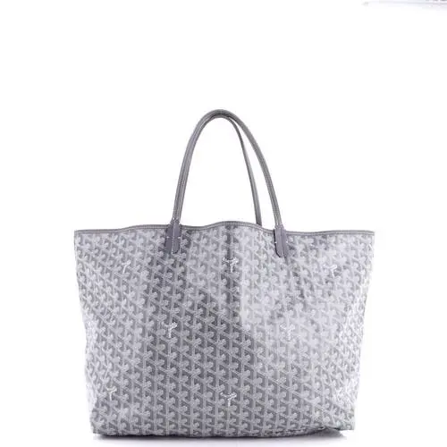 Goyard Saint Louis Tote Coated Canvas Gm - Grey