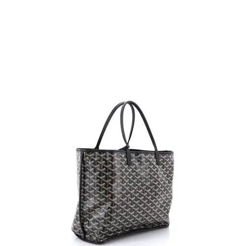 Goyard Anjou Reversible Tote Coated Canvas Pm - Black