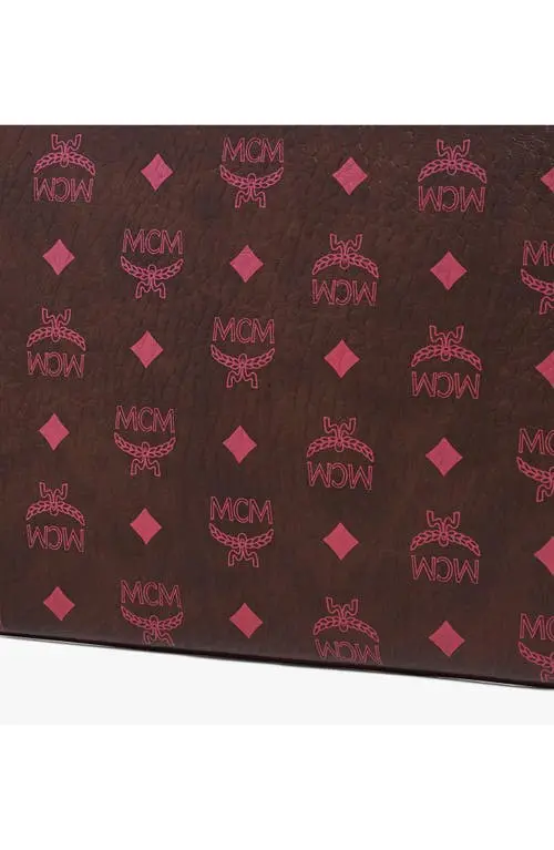Mcm Visetos Original Monogram Crossbody Pouch