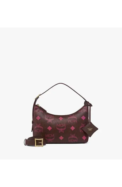 Mcm Maxi Visetos Hobo Bag - Cinnamon