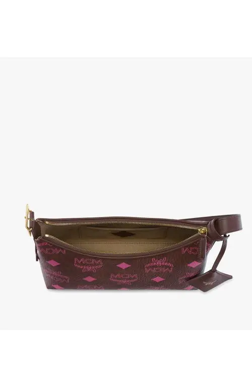 Mcm Maxi Visetos Hobo Bag - Cinnamon